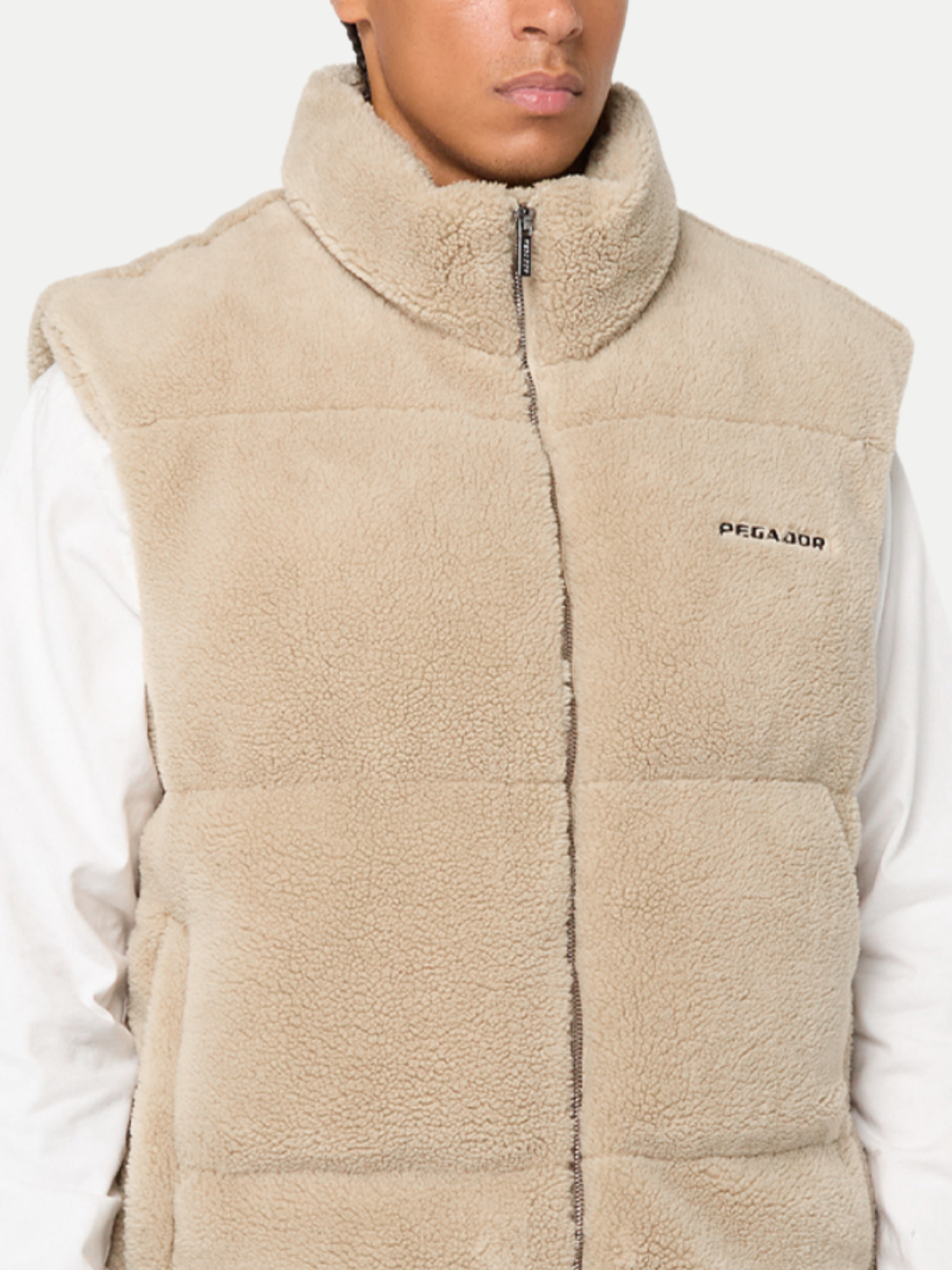Landin Teddy Puffer Veste | 100sand-100sand | M | pgdr-5095-100sand-M